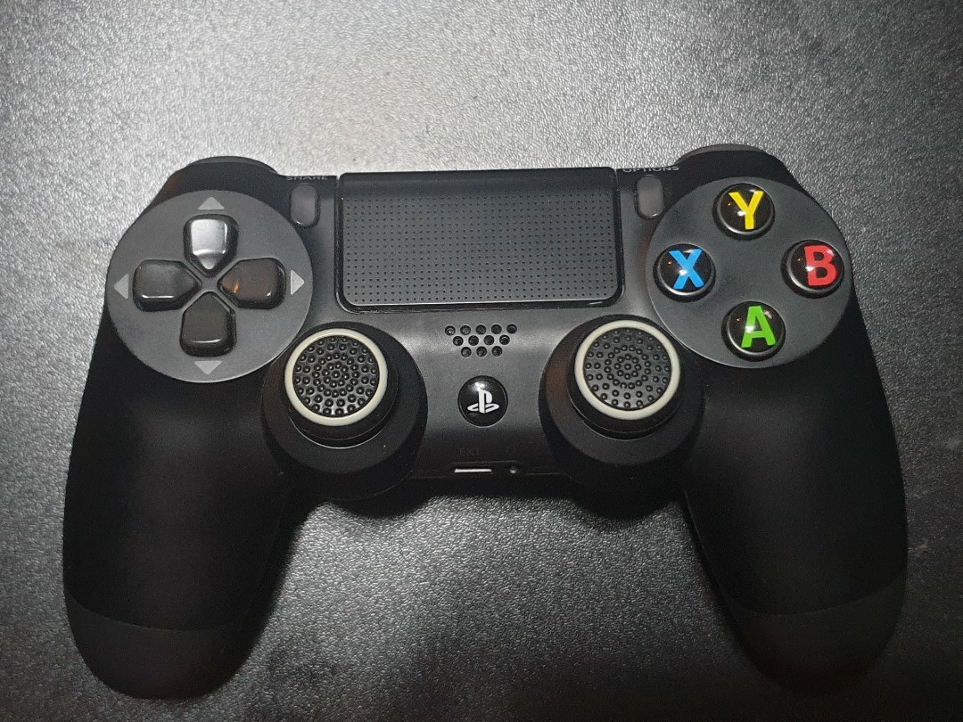 Dualshock v2 w/ custom buttons - playstation 4 controller, Video Gaming ...