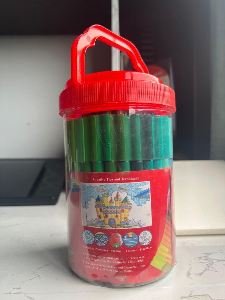 Faber- Castell Connector Pen Bucket, Hobbies & Toys, Stationery & Craft ...