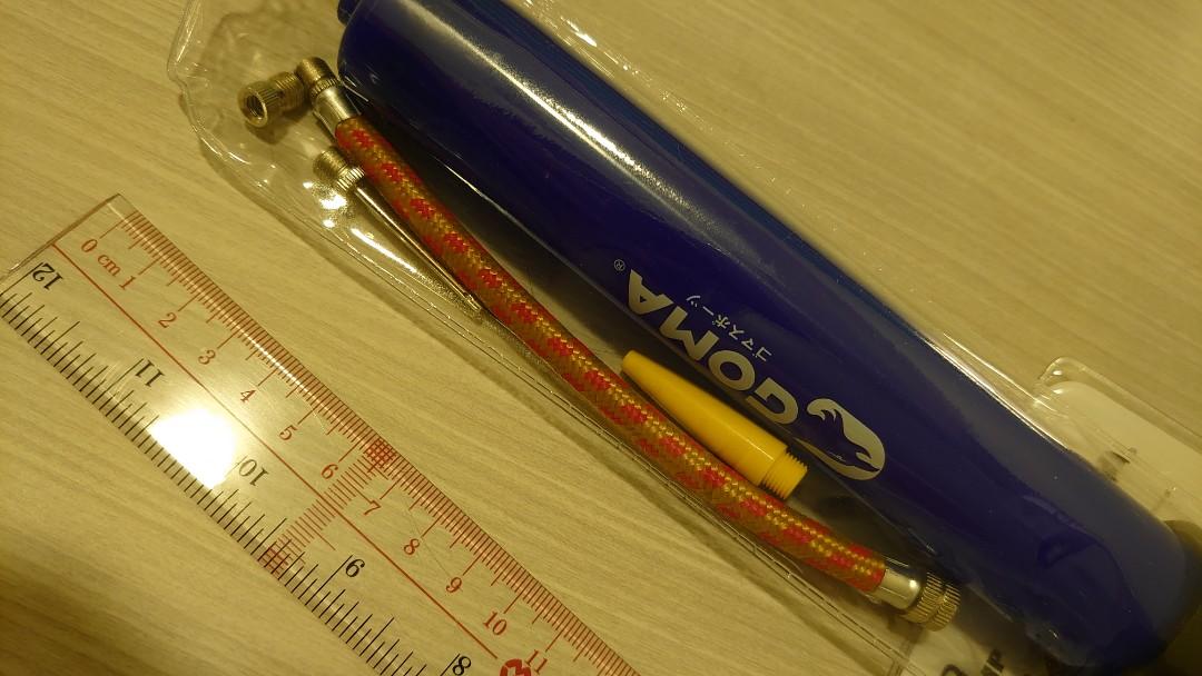 GOMA Power Hand Pump (8 inch) 籃球/氣球泵 強力手泵 充氣 Inflating pump, 運動產品, 運動與 ...
