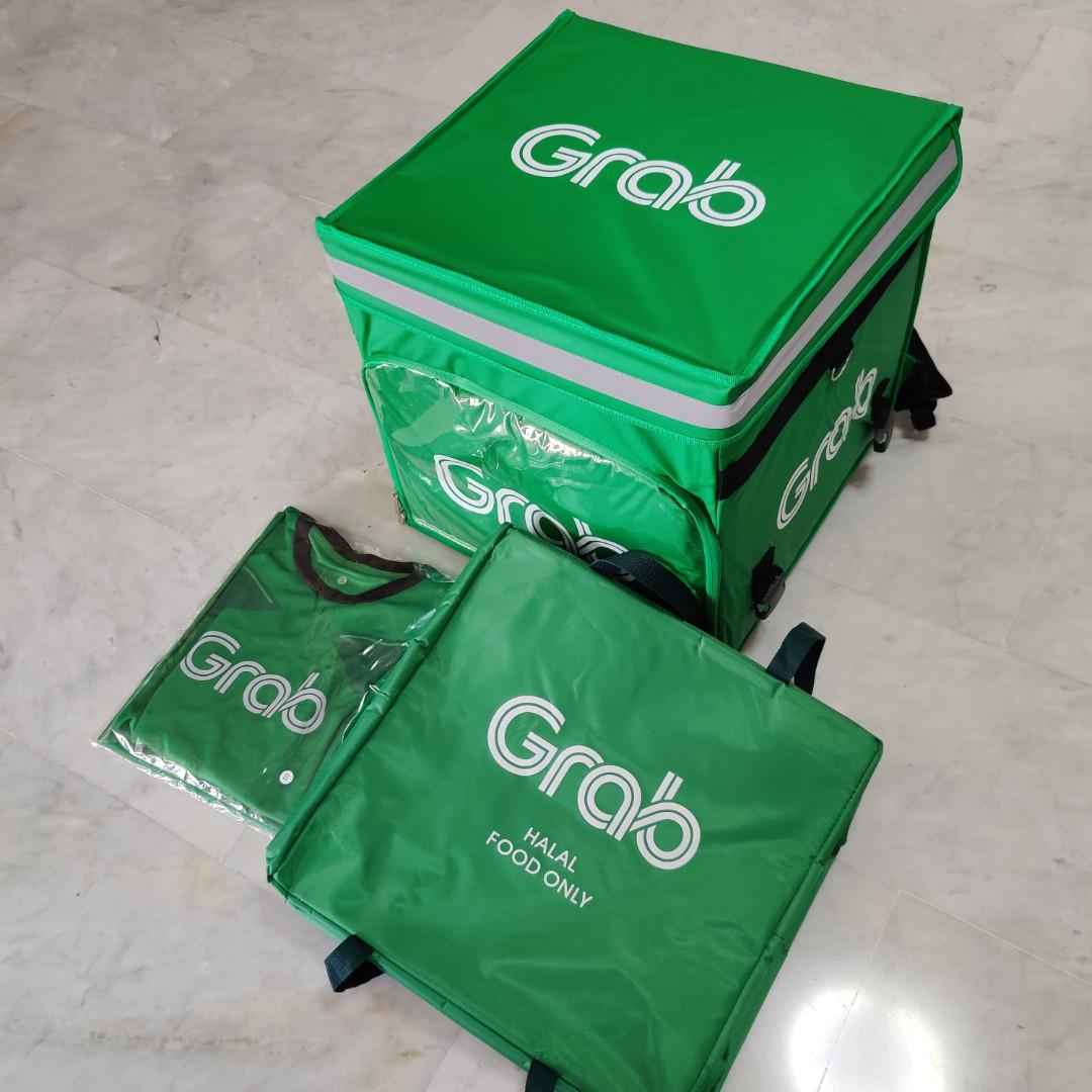 Grab Food Delivery Bag (Full Rider Kit), Sports Equipment, Other Sports ...