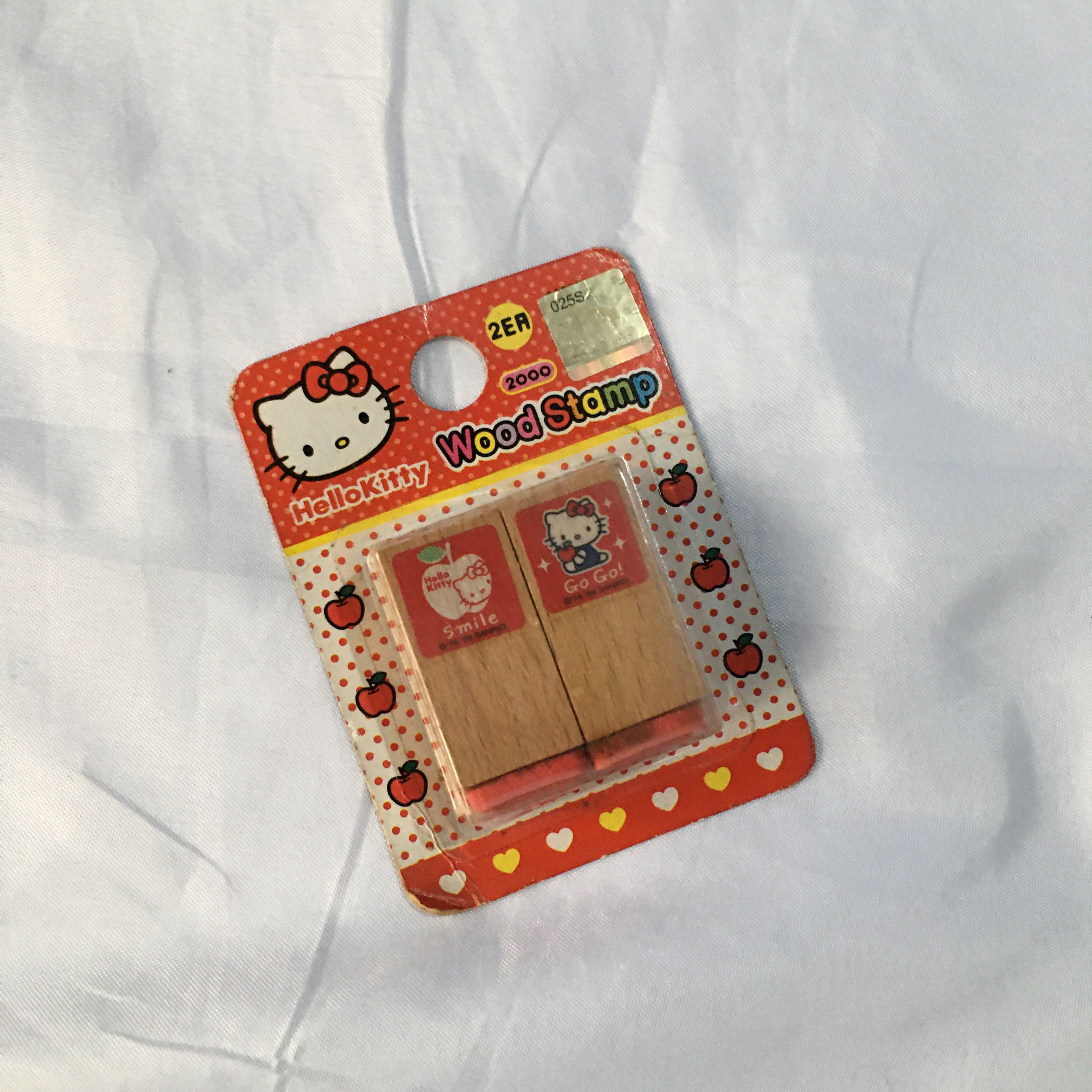 Hello Kitty Wood Stamp, Hobbies & Toys, Stationary & Craft, Other ...
