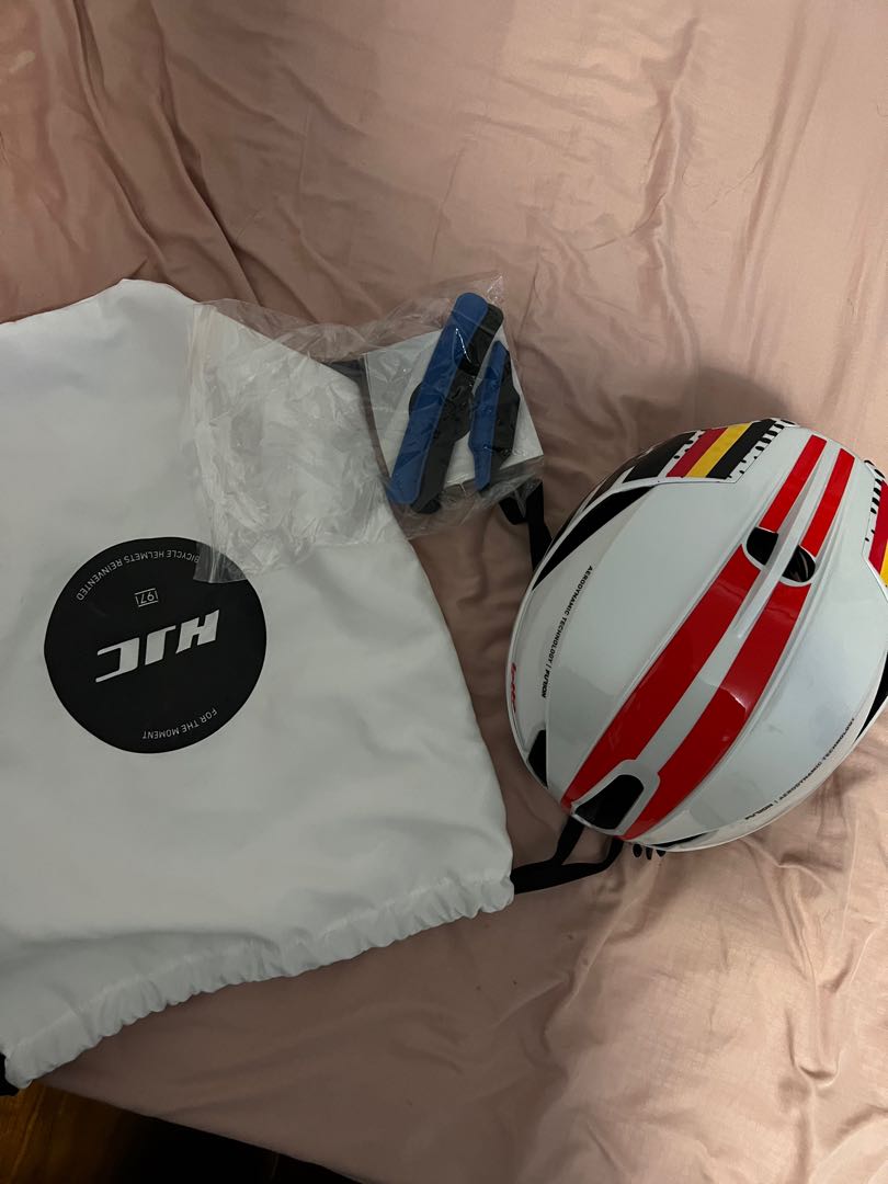 HJC aerodynamic lotto soudal helmet, Sports Equipment, Bicycles & Parts ...