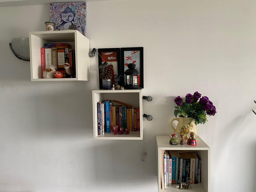 IKEA Display Shelves (3), Furniture & Home Living, Home Decor, Wall ...