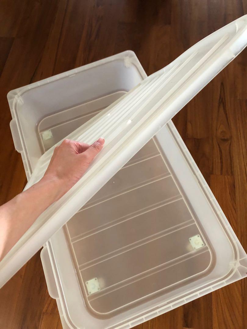 IKEA Storage Box roller wheels, Furniture & Home Living, Home ...