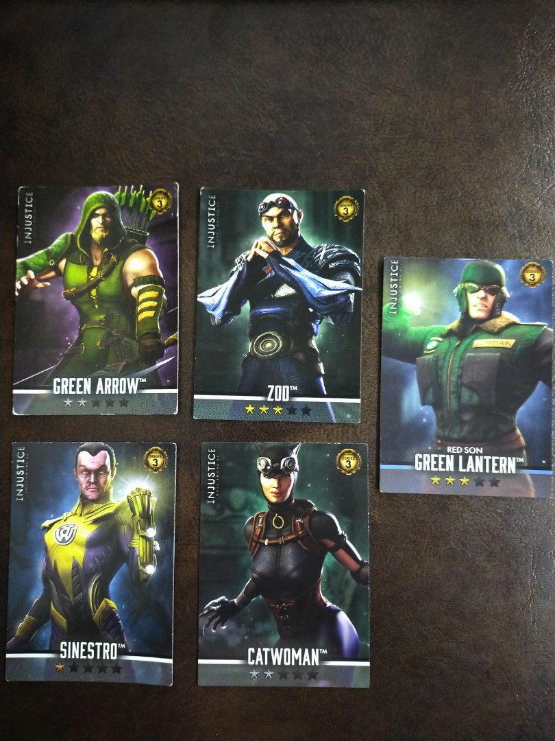 Injustice cards series 3, Video Gaming, Gaming Accessories, In-Game ...