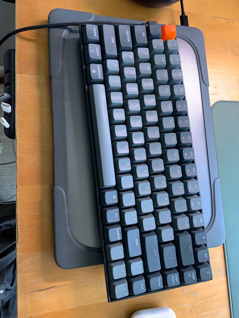 Keychron K2 V2 white backlight [blue switches], Computers & Tech, Parts ...