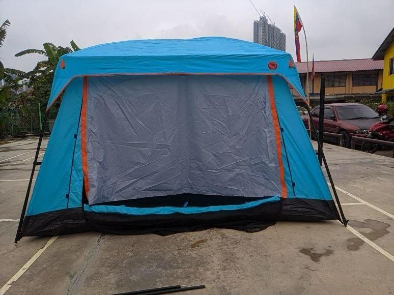 khemah unta (saiz L) (biru), Sports Equipment, Hiking & Camping on ...