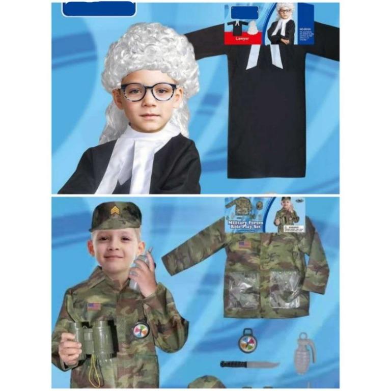 Kids Role play costume Occupation costume Career day Army Lawyer ...