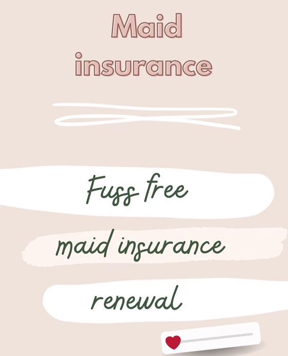 Maid domestic Helper insurance, Tickets & Vouchers, Vouchers on Carousell
