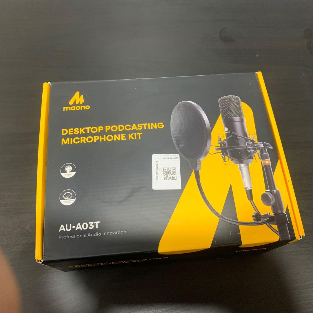 Maono AU-a03T Condenser Microphone, Audio, Microphones on Carousell
