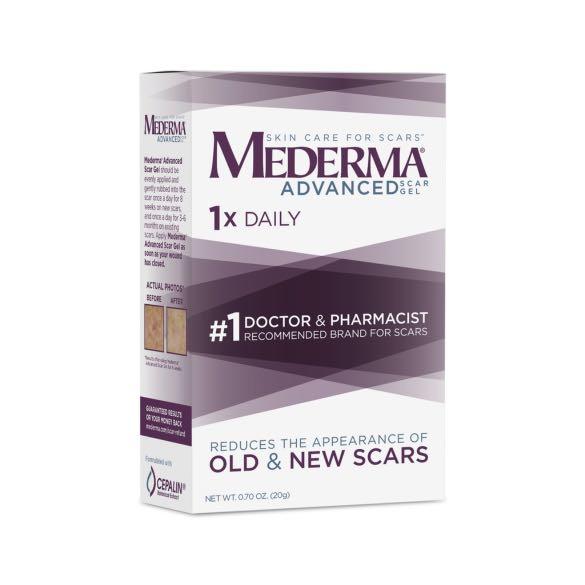 Mederma Advanced Scar Gel - 1x Daily: Use less, save more - Reduces the ...