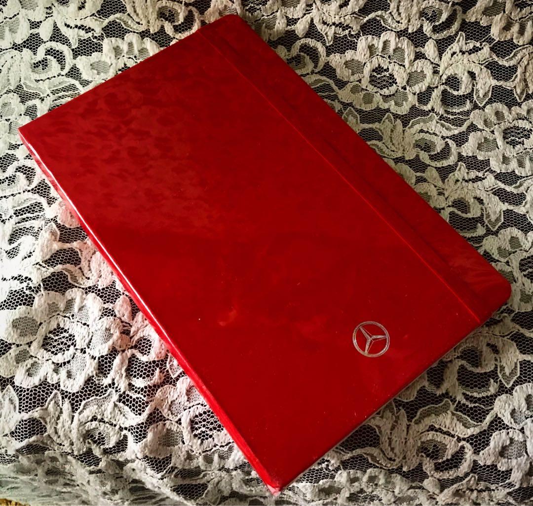 Mercedes Benz notebook Red (Original price HK$260), 汽車配件, 其他 - Carousell
