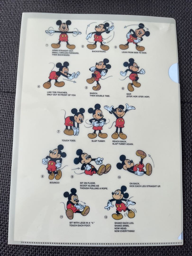Mickey Mouse File Holder, Hobbies & Toys, Stationery & Craft ...