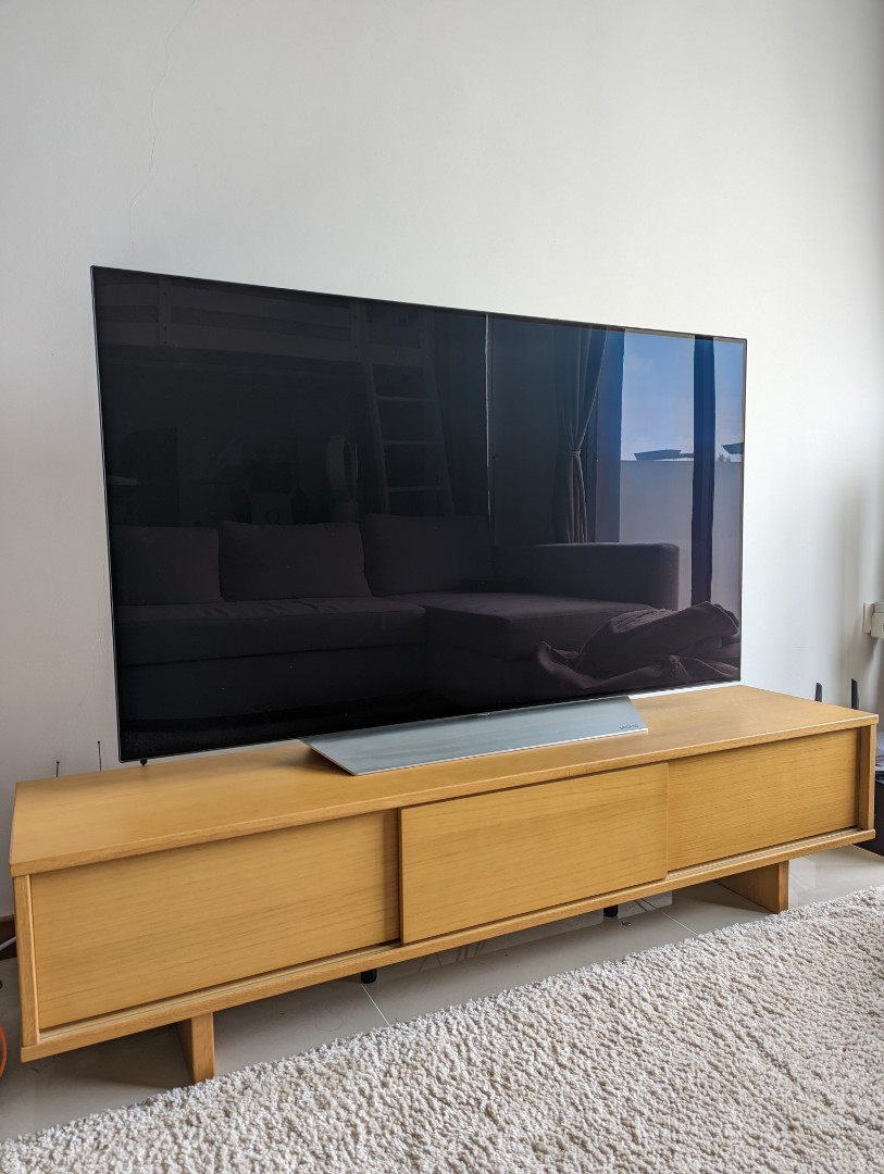 Muji: TV or AV Rack Flat Type Sliding (Oak), Furniture & Home Living ...