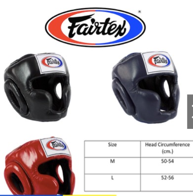 New fairtex Head Guard HG3 Muay Thai Full Cover Style, Sports Equipment ...