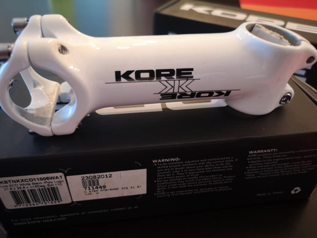 NOS - KORE XCD Stem (Black ), Sports Equipment, Bicycles & Parts, Parts & Accessories on Carousell