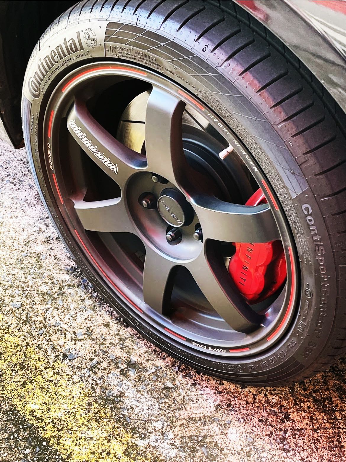 Original Authentic Rays TE37 SAGA Time Attack with CSC5 245/40 R18 ...