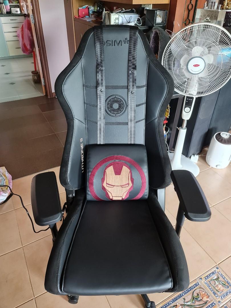 OSIM Iron man gaming chair with butt massage, Furniture & Home Living ...
