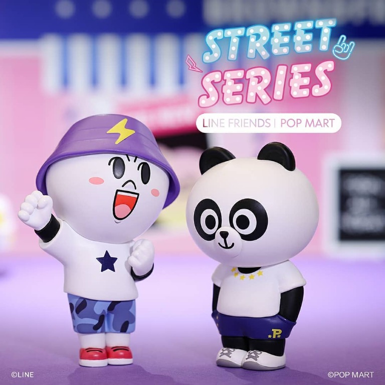 POP MART LINE FRIENDS STREET SERIES Case Of 12 Blind Boxes, Hobbies ...