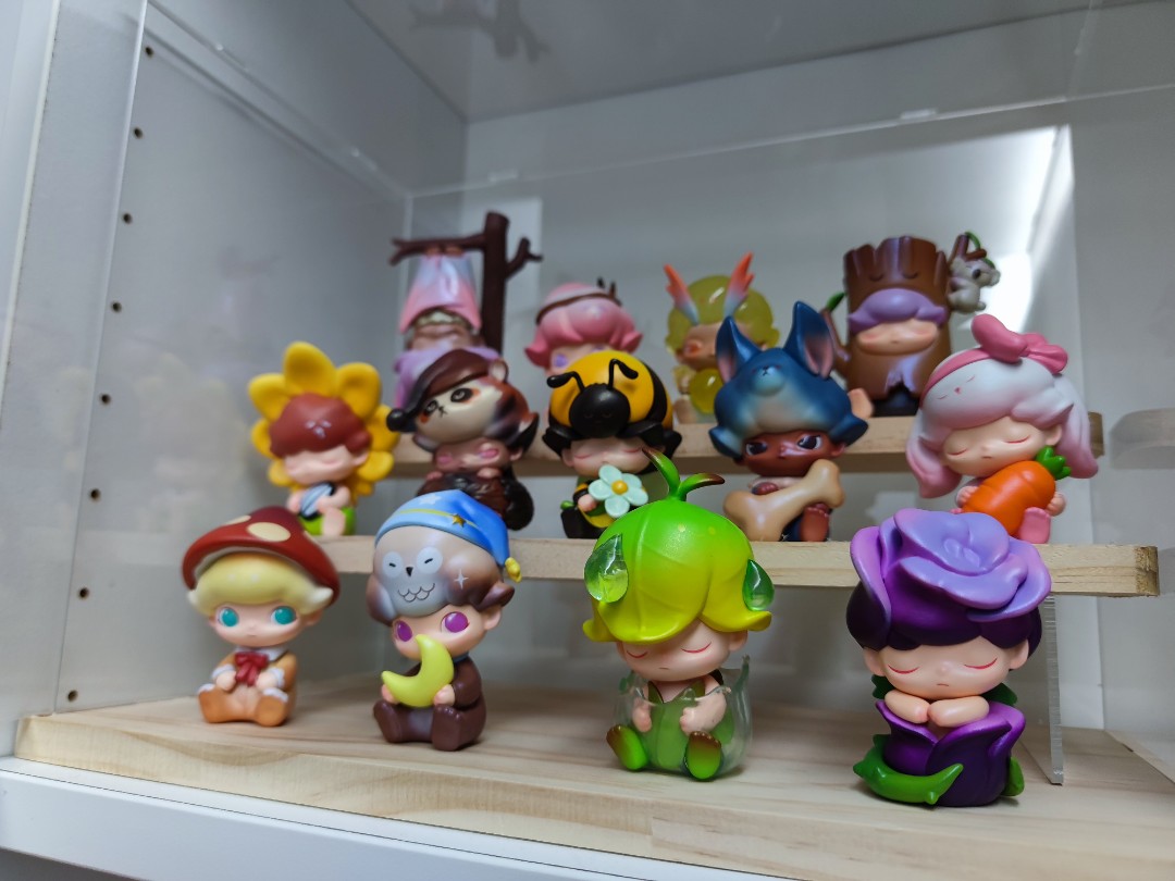 Popmart Dimoo Forest Night full set with secret/hidden character ...