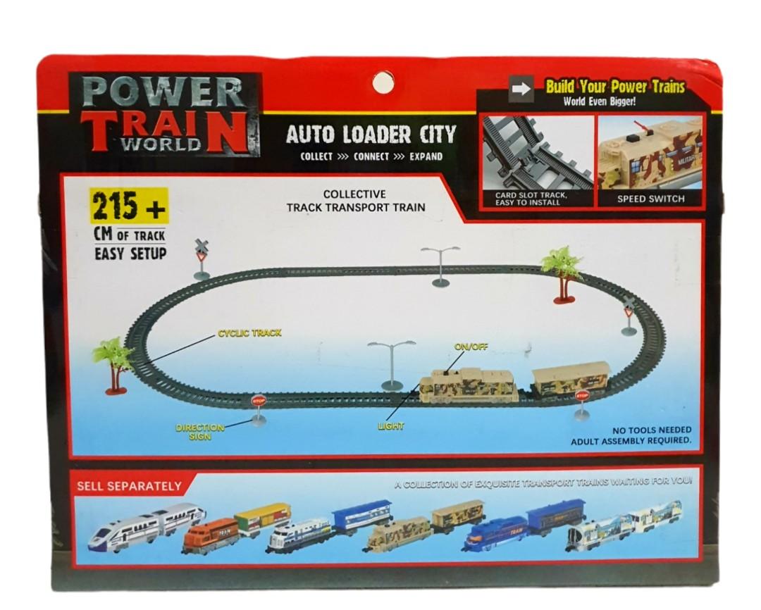 Power Train Set 22Pcs Auto Loader City with Adjustable Speed, Hobbies ...