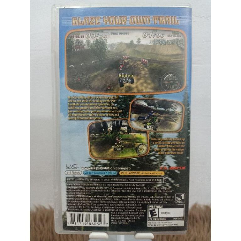 PSP UMD ATV Offroad Fury Blazin Trails R1, Video Gaming, Video Games ...