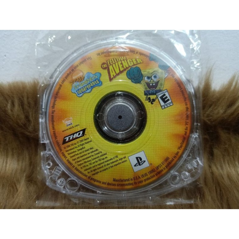 PSP UMD SpongeBob Squarepants The Yellow Avengers (Original US ...