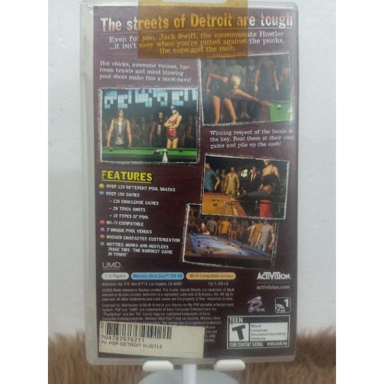 PSP UMD The Hustle Detroit Streets (Original US), Hobbies & Toys, Toys ...