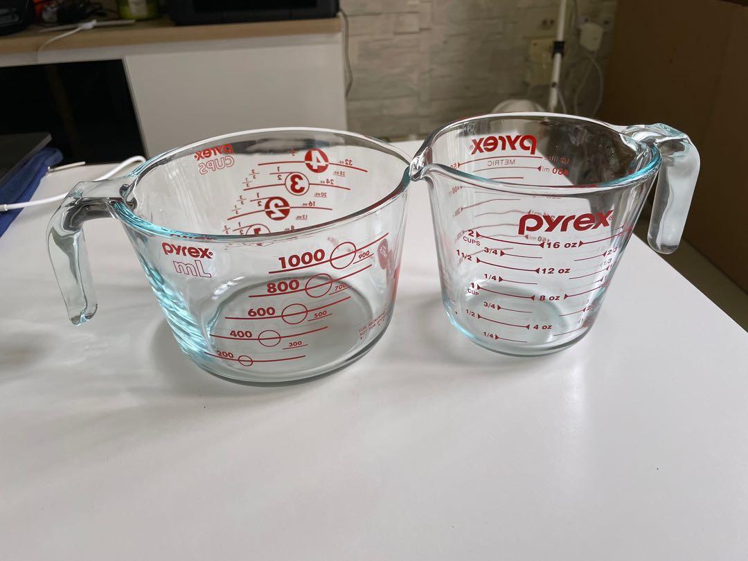 Pyrex measuring cups, Furniture & Home Living, Kitchenware & Tableware ...