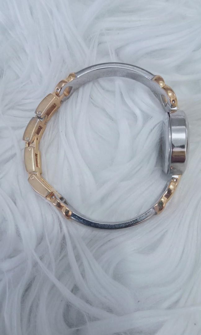 RELIC Women Watch Stainless Silver Gold Steel Water Resistant Battery ...