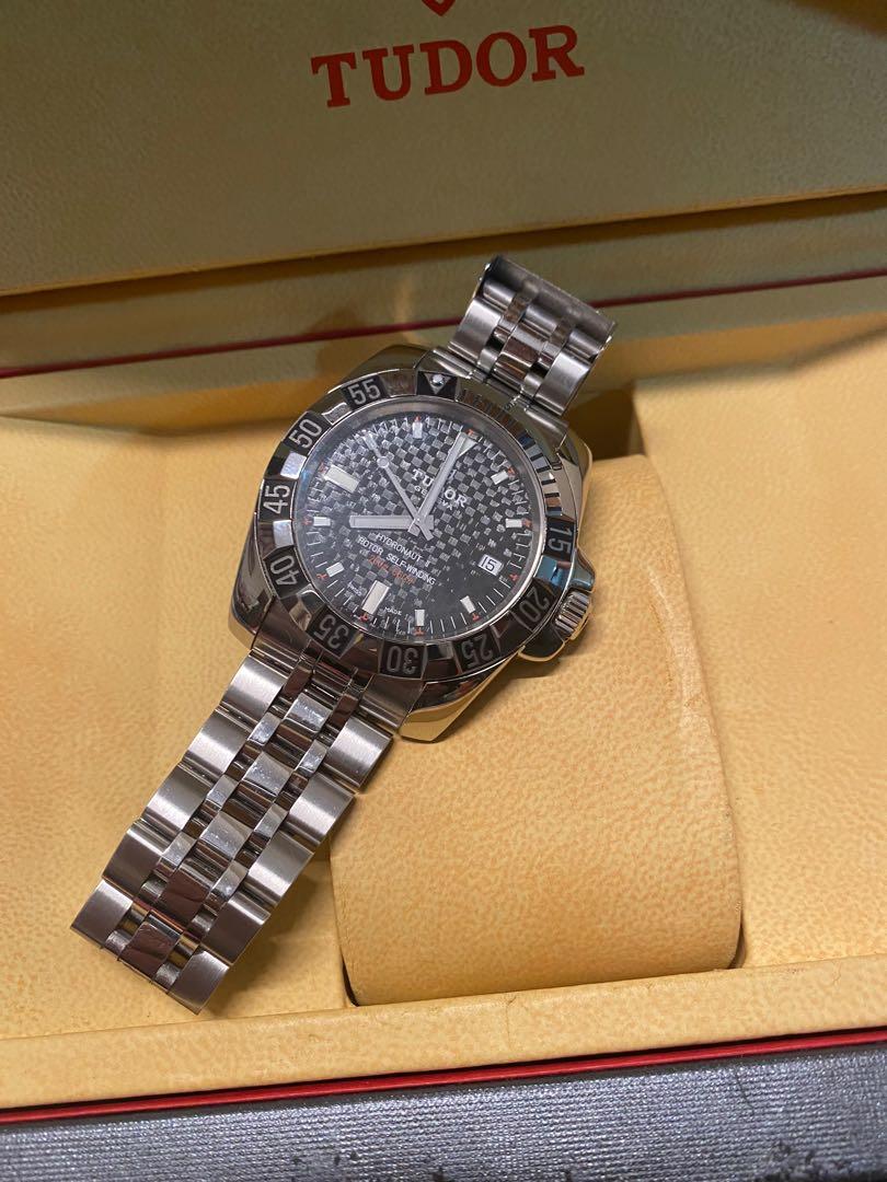 Rolex 副線 Tudor Hydronaut II rotor self-winding automatic steel watch 鋼錶 ...