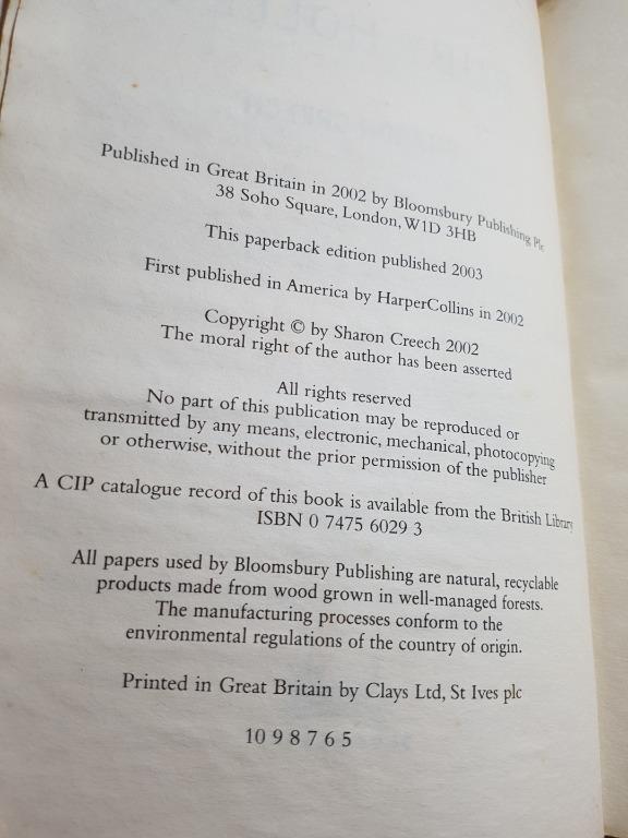 Ruby Holler by Sharon Creech (Chartered Institute of Library ...