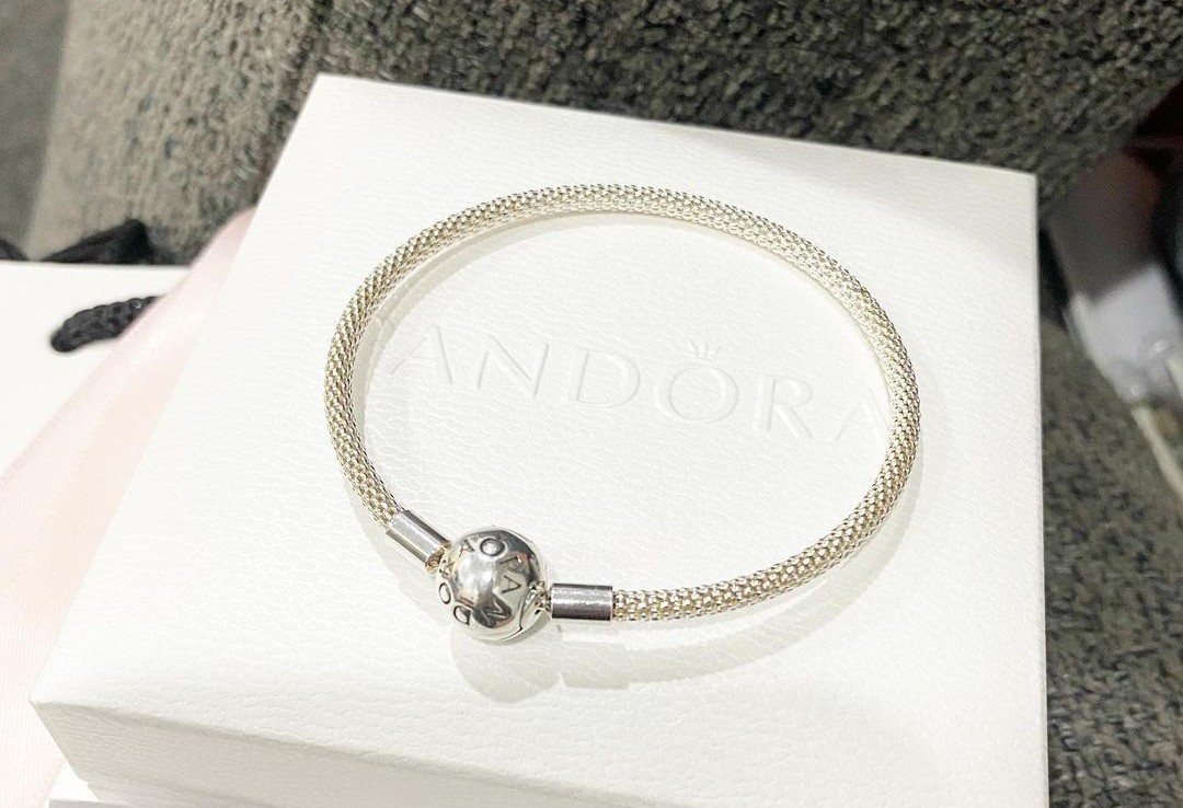 ‼️SALE‼️ Pandora Auth mesh bracelet, Women's Fashion, Jewelry ...