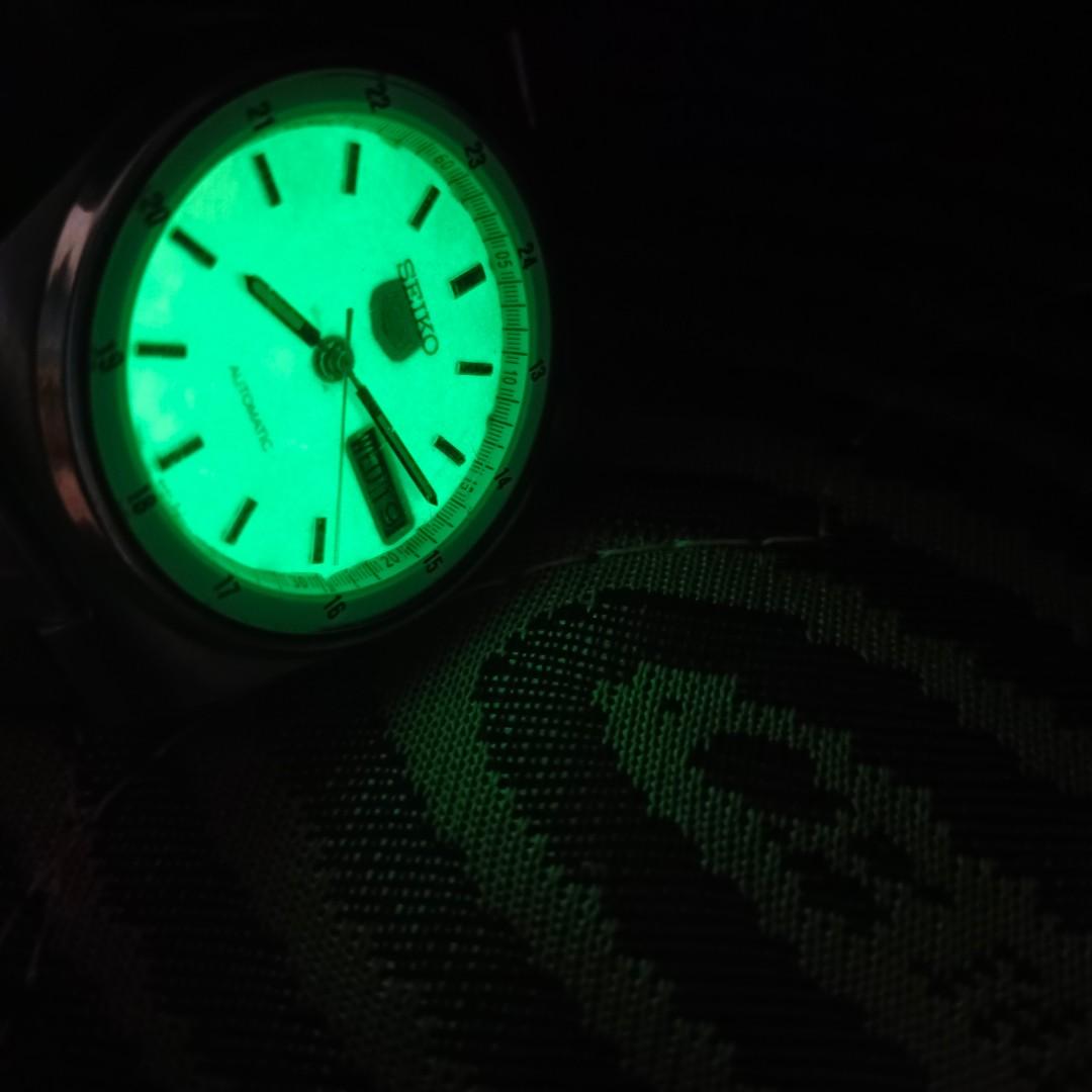 Seiko RARE Automatic Fosfor dial Original, Fesyen Pria, Jam Tangan di ...