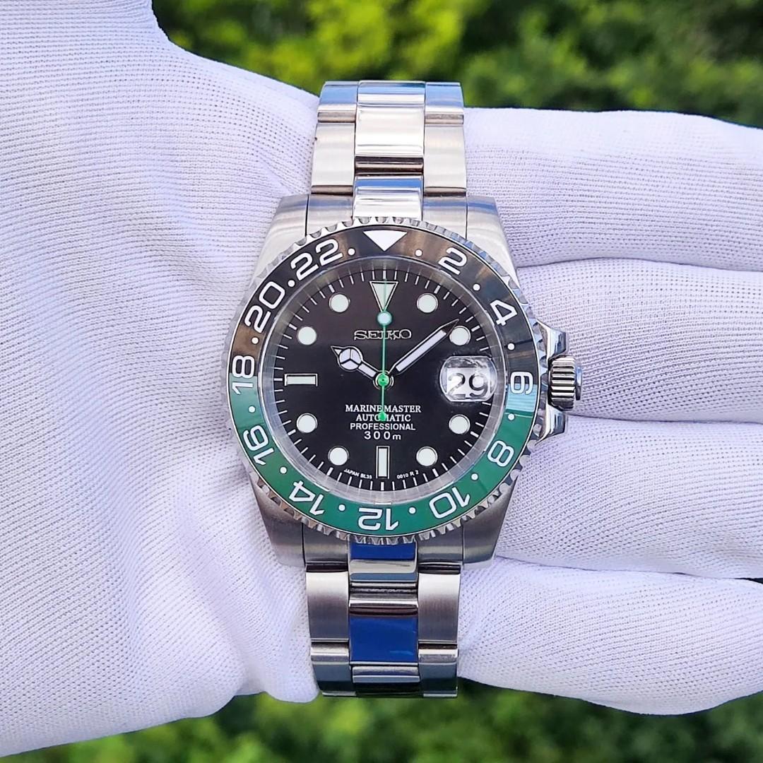 Seikolex GMT Destro Mod, Luxury, Watches on Carousell
