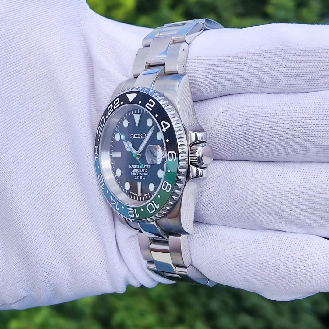 Seikolex GMT Destro Mod, Luxury, Watches on Carousell