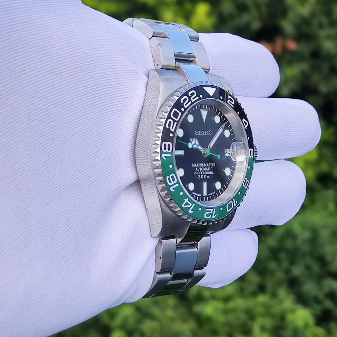 Seikolex GMT Destro Mod, Luxury, Watches on Carousell