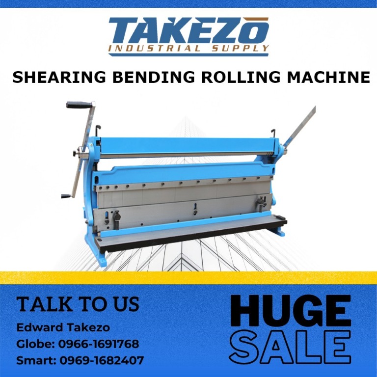 Shear Press, Brake and Slip Roll (3 in 1 Machine), Commercial ...