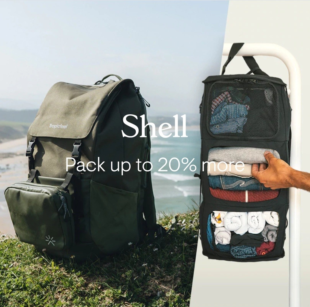 Shell backpack, Men's Fashion, Bags, Backpacks on Carousell