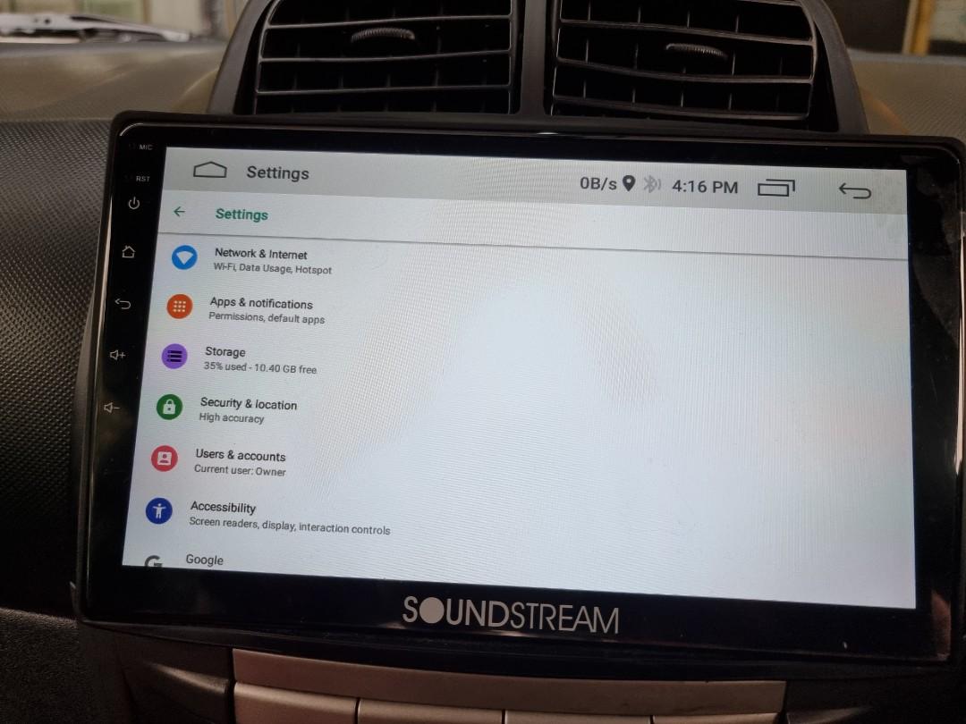 Soundstream Android Player, Auto Accessories on Carousell