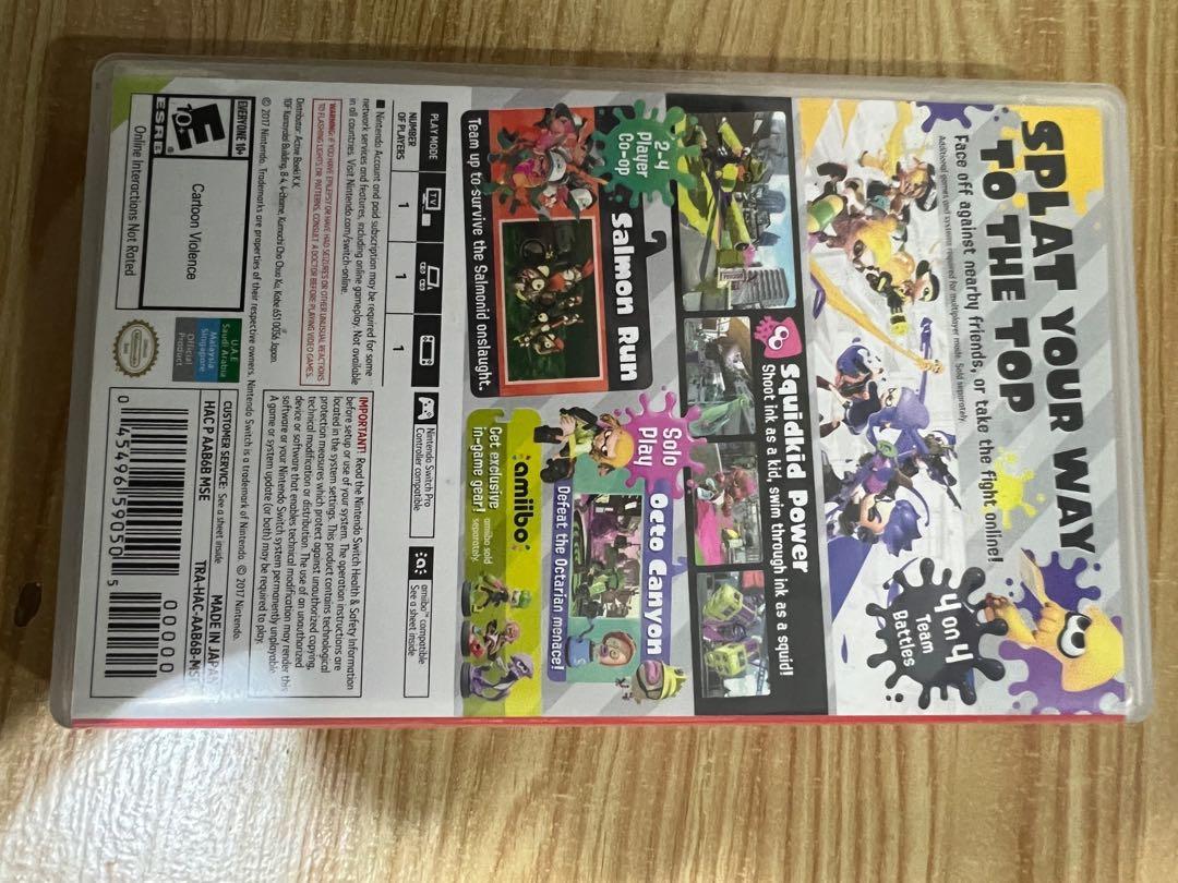 SPLATOON 2, Video Gaming, Video Games, Nintendo on Carousell