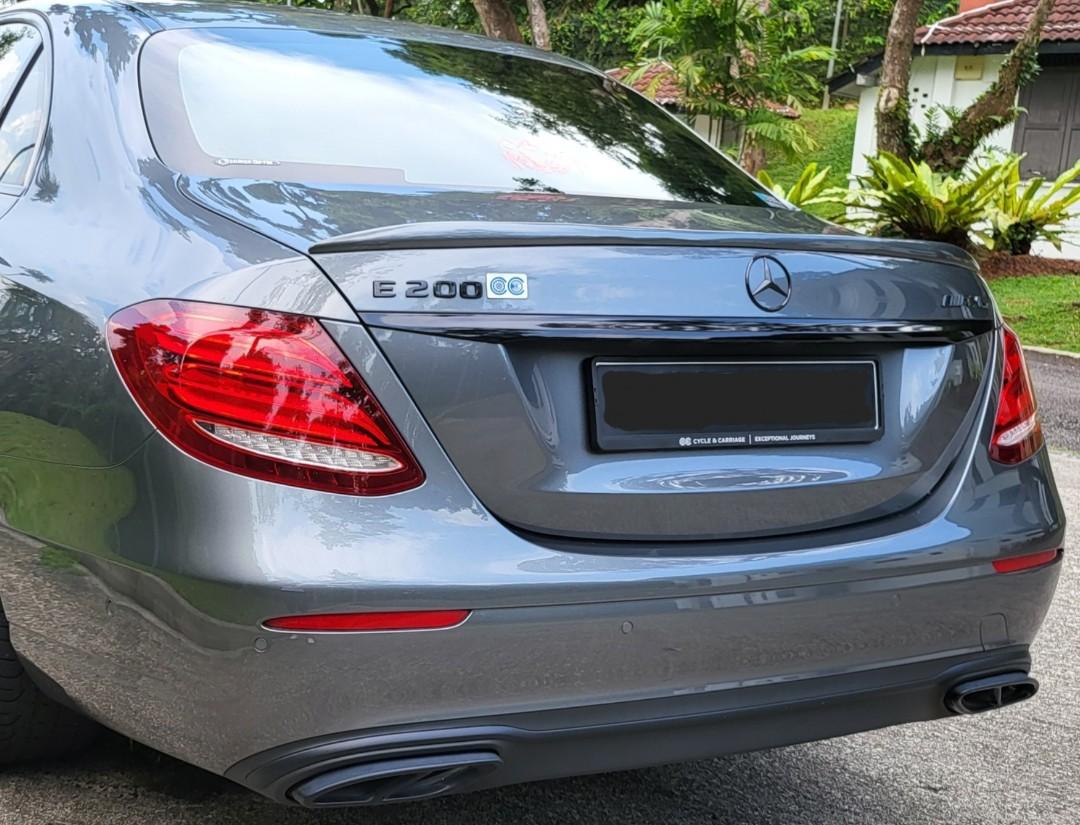 Spoiler Mercedes W213 E Class, Car Accessories, Accessories on Carousell