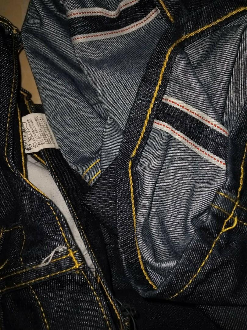 SPONGEBOB JEANS SELVEDGE, Men's Fashion, Bottoms, Jeans on Carousell