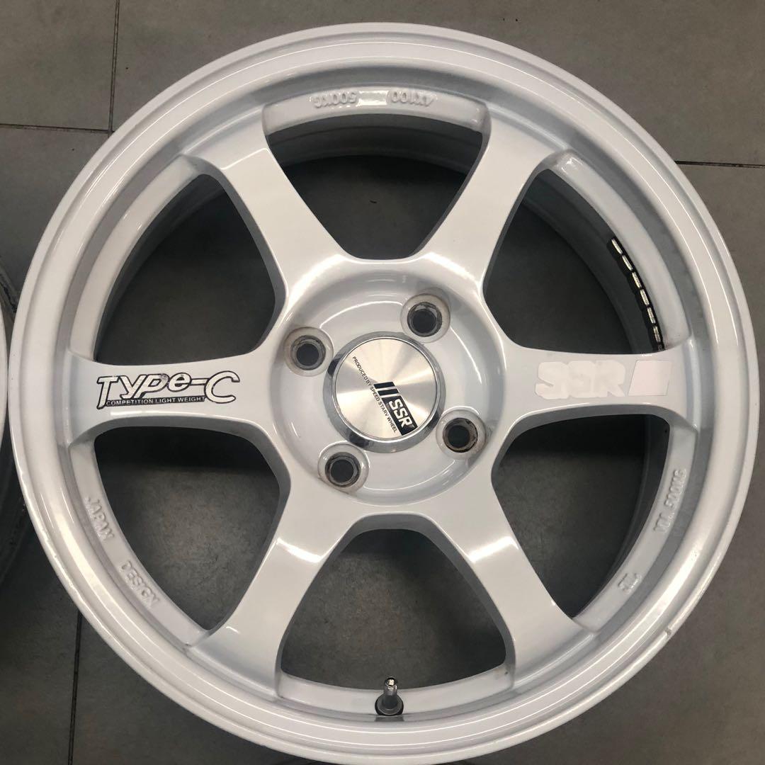 Sport Rim SSR Type C 15 7JJ PCD100, Auto Accessories on Carousell