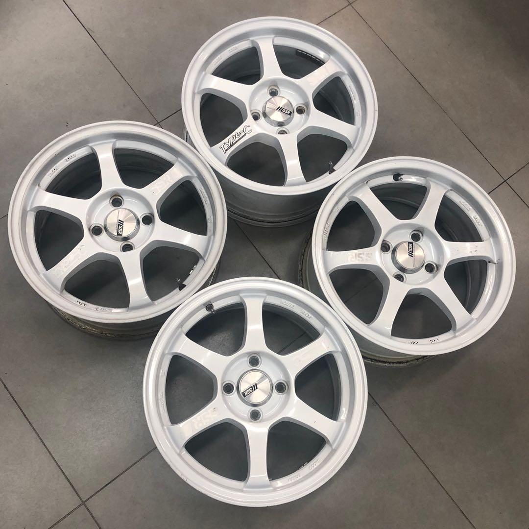 Sport Rim SSR Type C 15 7JJ PCD100, Auto Accessories on Carousell