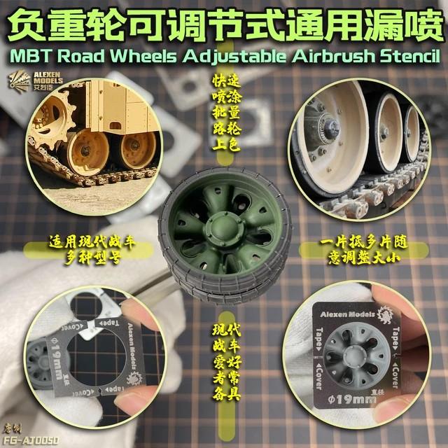 Stencil Template for 1/35 MBT wheels, Hobbies & Toys, Stationery ...