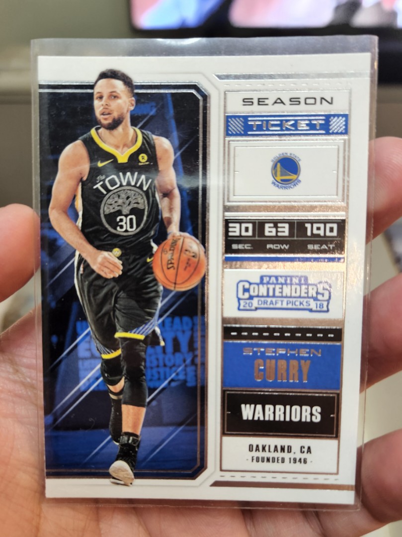 Stephen Curry Season Ticket Contenders NBA Cards for Sale, Hobbies ...