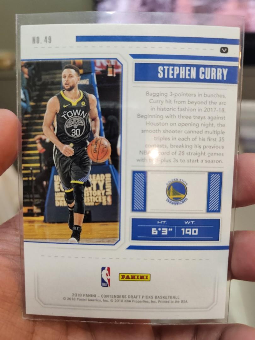Stephen Curry Season Ticket Contenders NBA Cards for Sale, Hobbies ...
