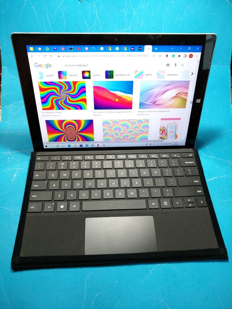 Microsoft Surface Pro 3 + keyboard, 12", i5, Win10 Pro, 4GB RAM, 128GB ...