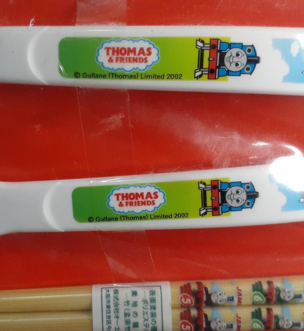 THOMAS & FRIENDS Percy ,Thomas & James Kiddie Cutlery Set Limited 2002 ...